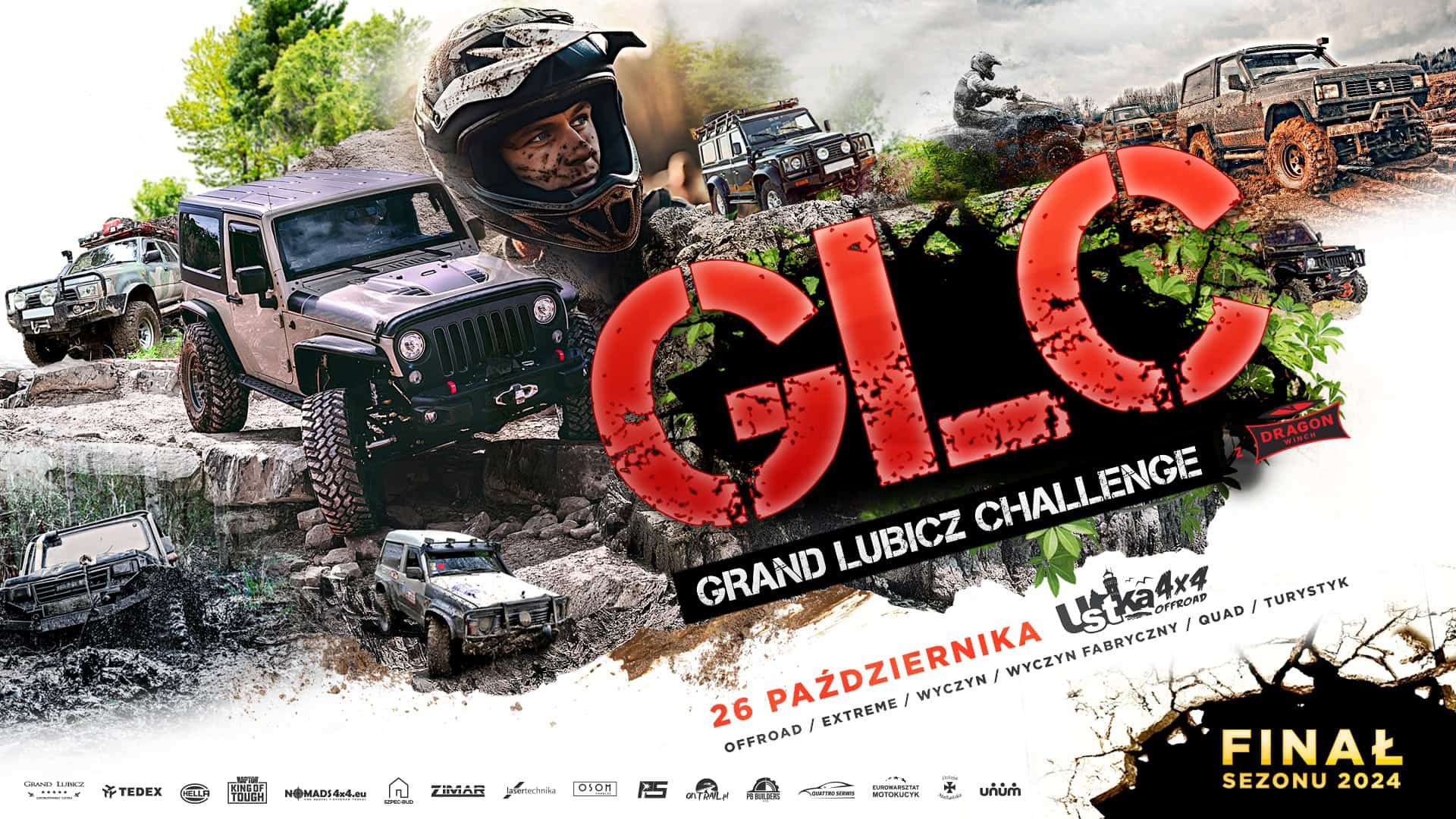 ZAPISY GLC Z DRAGON WINCH i Turystyczny Puchar GLC 2024 - USTKA4x4OFFROAD.PL